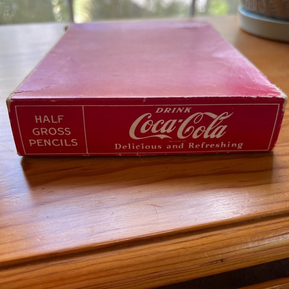 Coca Cola | Office | Vintage Cocacola Red Pencil Box With Sealed 2 2 ...